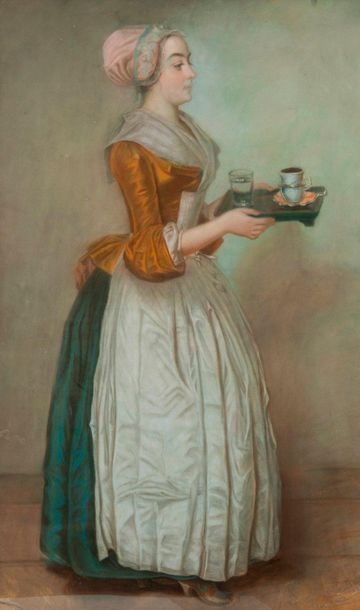 Jean-Étienne‏ Liotard | The beautiful chocolate maker | MutualArt