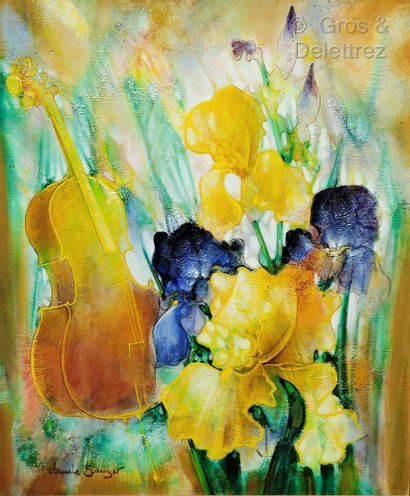 Claude Sauzet | The irises | MutualArt