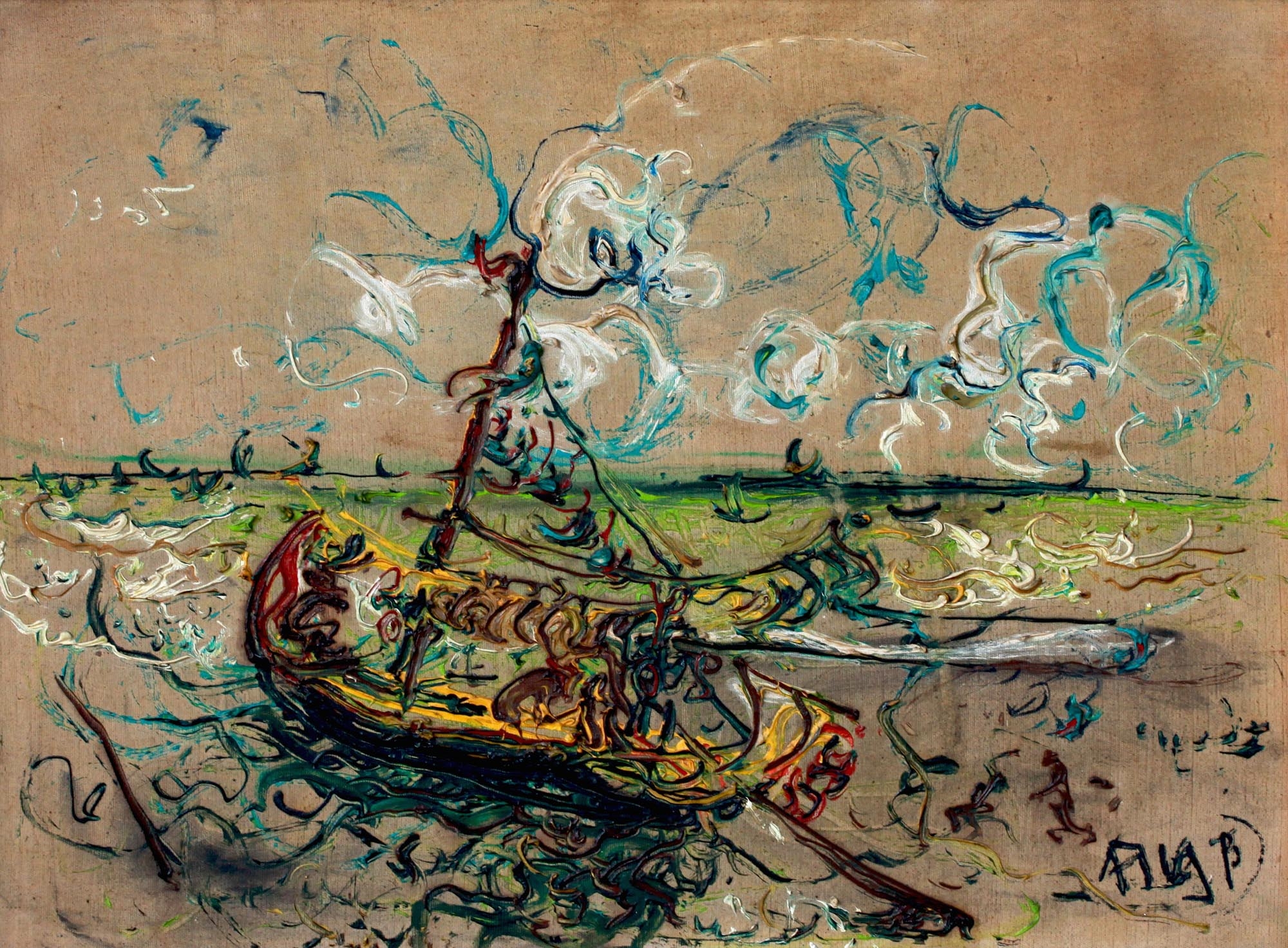 Affandi | Perahu Jukung (1975) | MutualArt