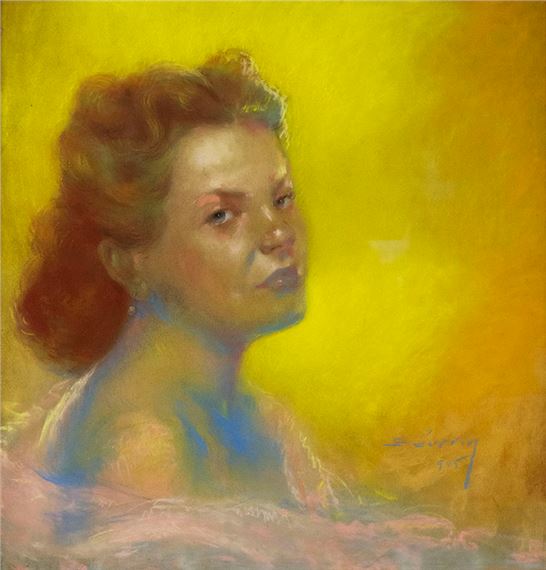 Alexandru Severin | Woman Portrait (1945) | MutualArt