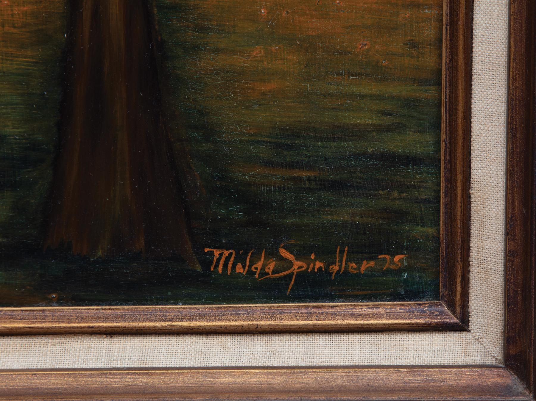 Milda Spindler | Cypress Trees (1975) | MutualArt