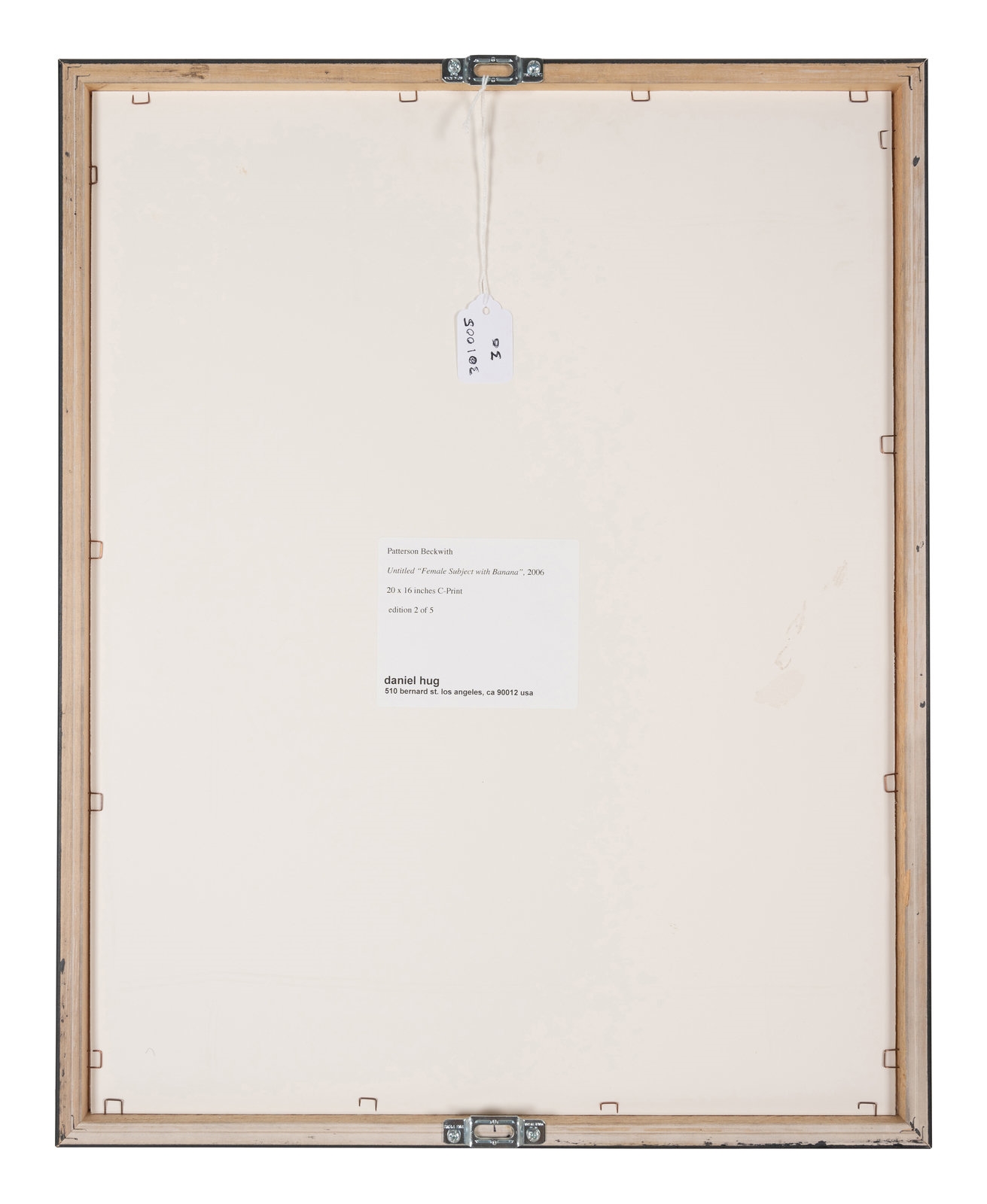 Patterson Beckwith | Untitled (Female Subject with Banana) (2006 ...