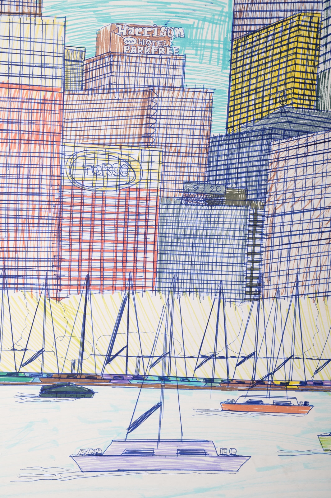 Wesley Willis | The Lakefront (1984) | MutualArt