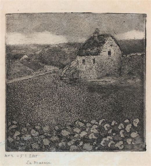 Camille Pissarro | La Masure (1879) | MutualArt