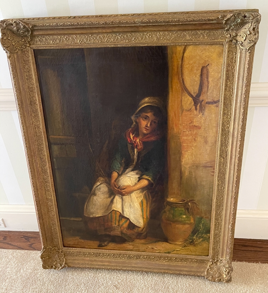 Thomas Kent Pelham | Daydreaming/A Maiden at Rest from Her Chores ...