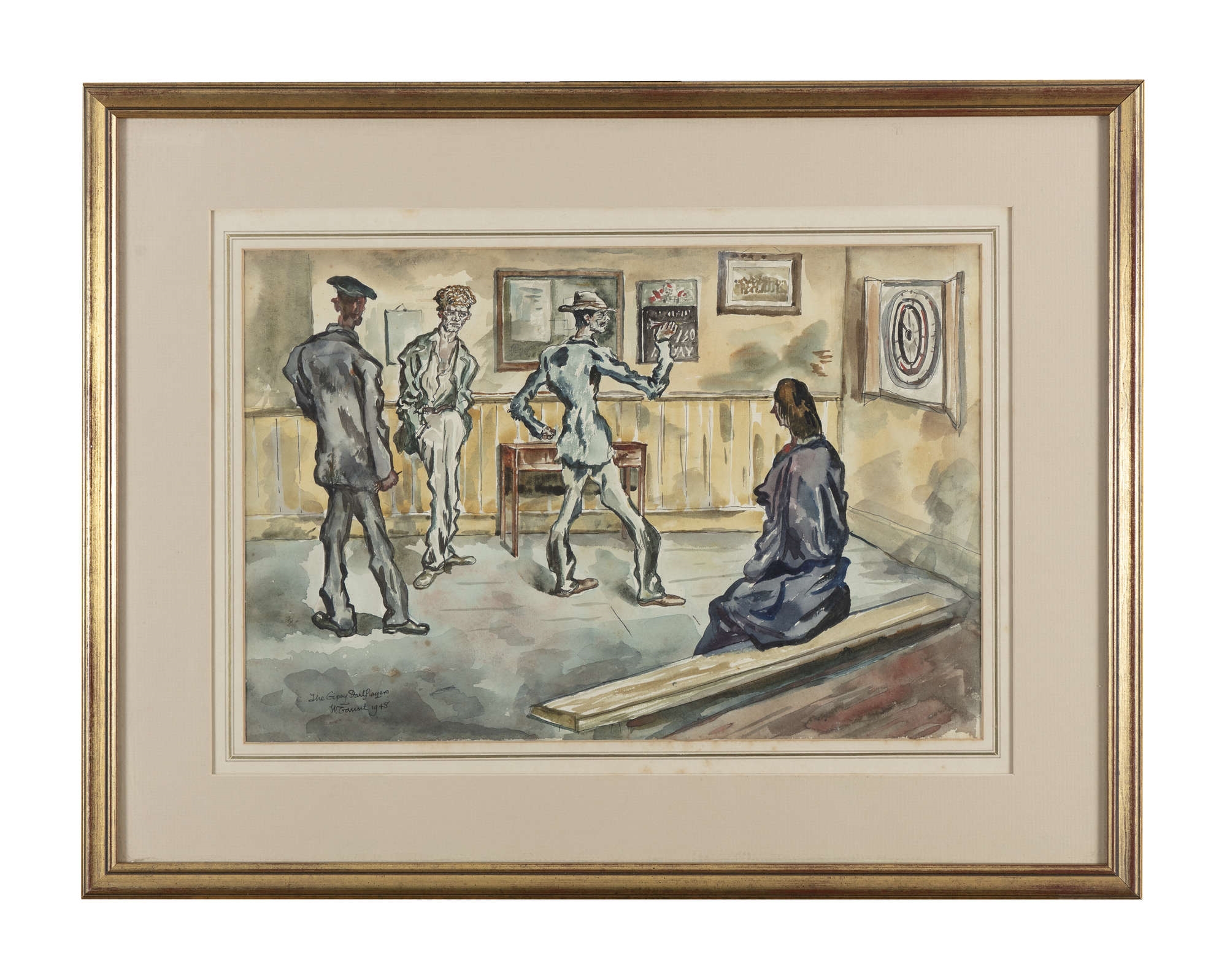 William Gaunt | The Gypsy Dart Players (1948) | MutualArt