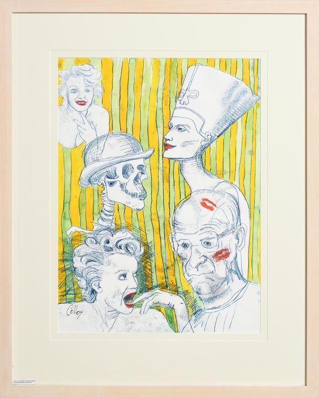 John Coll | Self Portrait with Marilyn Monroe | MutualArt