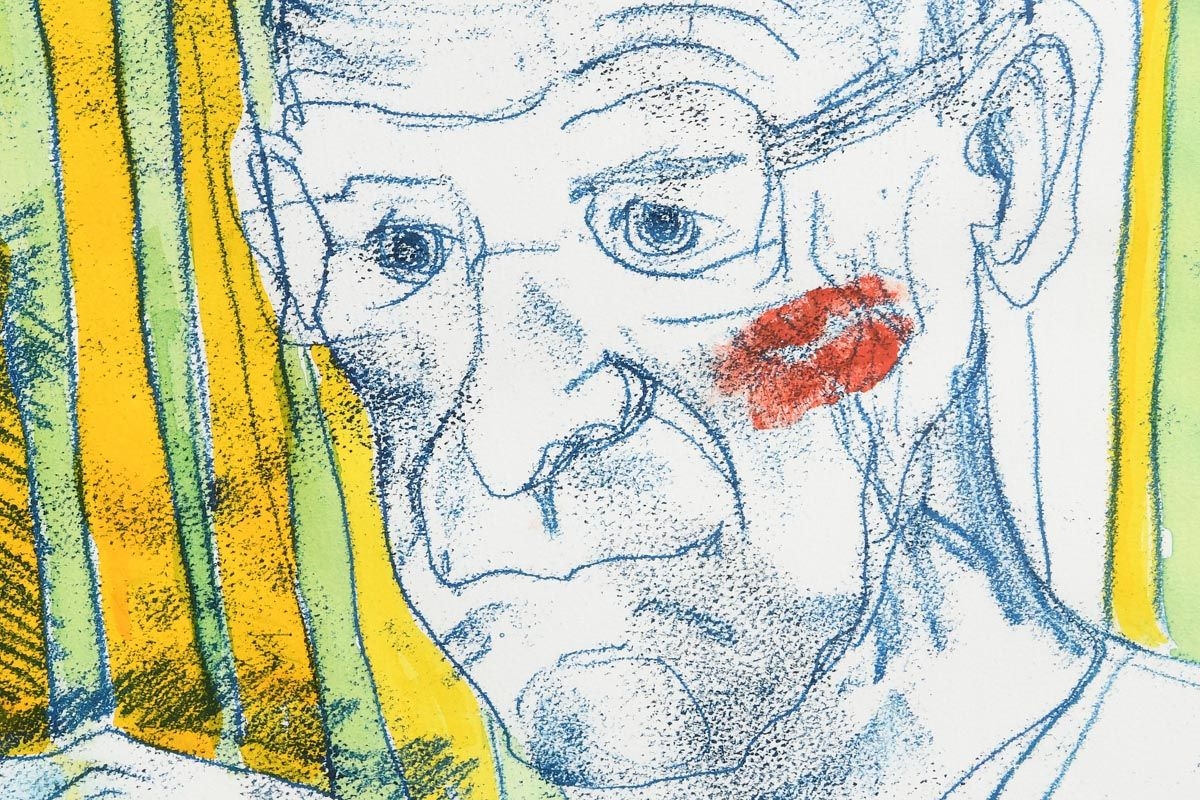 John Coll | Self Portrait with Marilyn Monroe | MutualArt