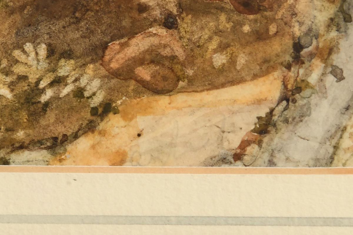 George, Sr. Barret | Mountain Landscape with Bridge and Castle | MutualArt