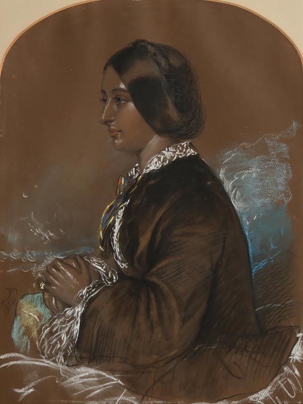 Daniel MacDonald | Portrait of a Lady (1852) | MutualArt