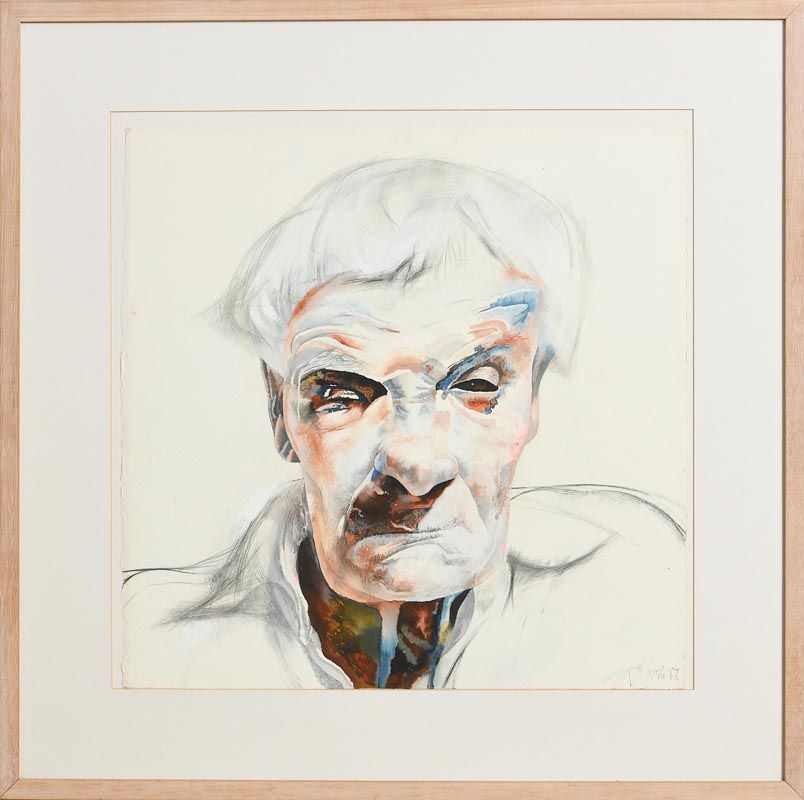 Jack Crabtree | Portrait of Francis Stewart (1987) | MutualArt