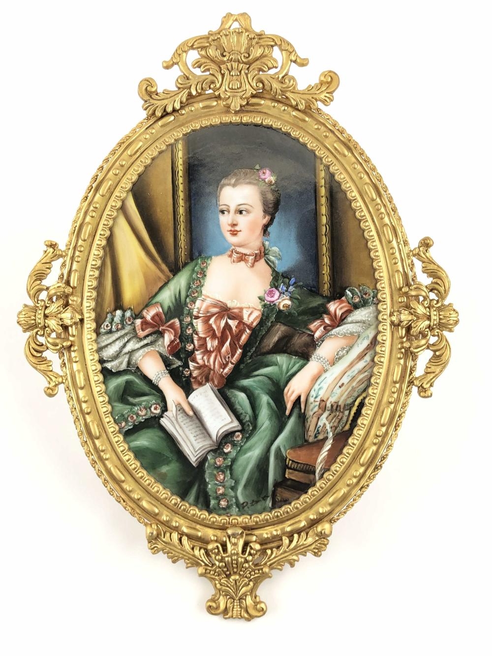 François Boucher | Portrait of Madame Pompadour | MutualArt