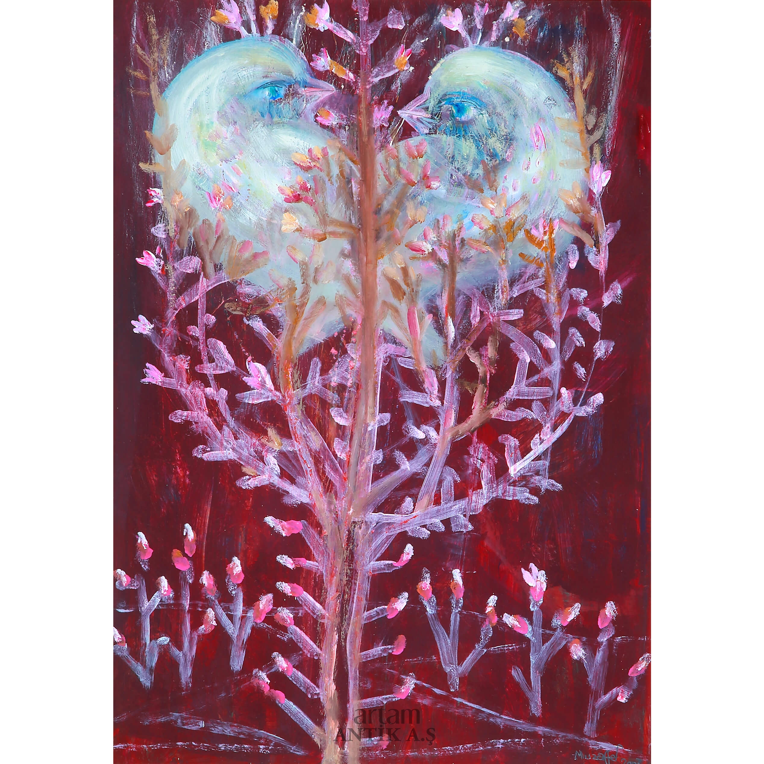 Muzaffer Akyol | Hayat Ağacı ve Sevgi (2003) | MutualArt