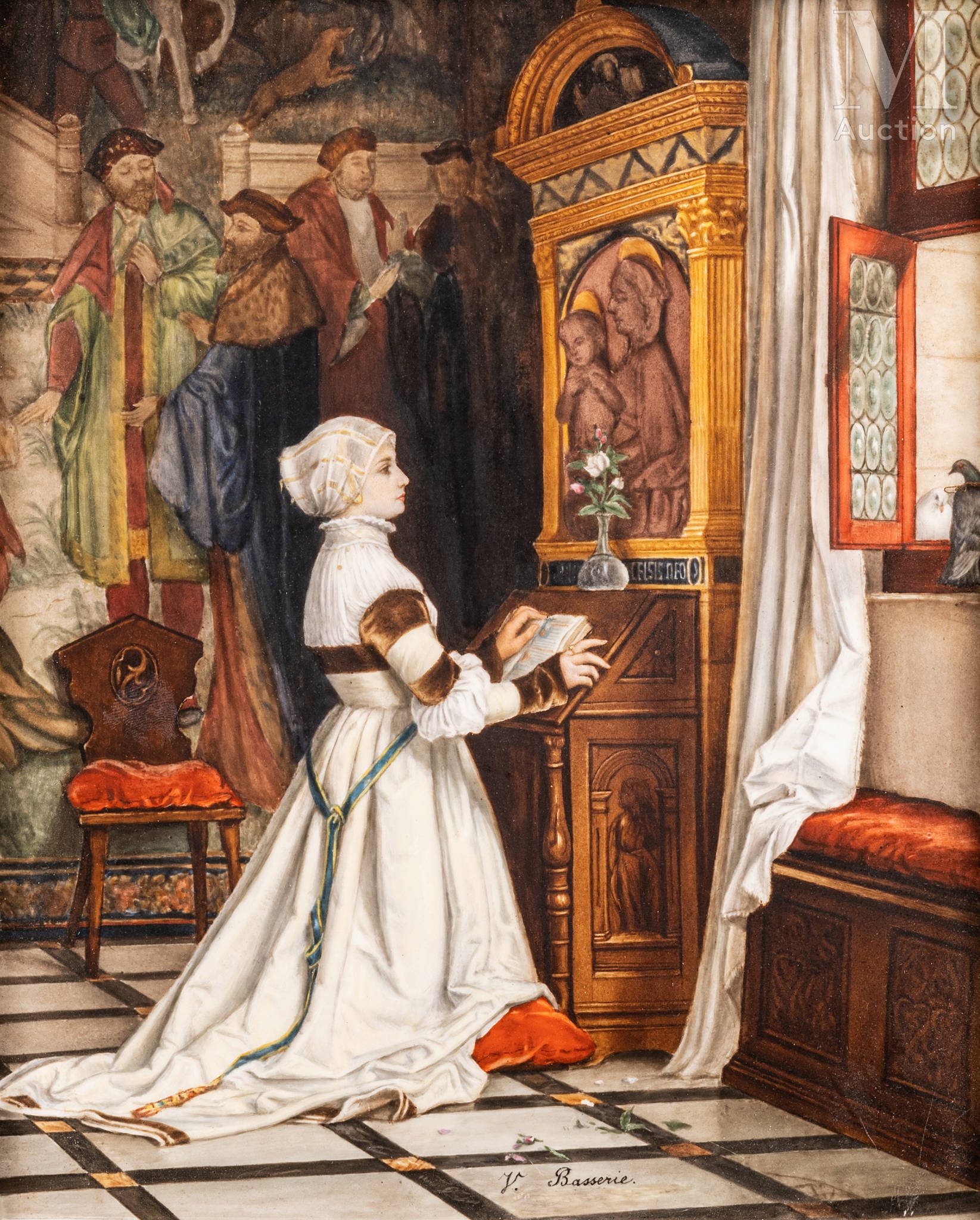 Edouard Jean Conrad Hamman | La prière distraite | MutualArt