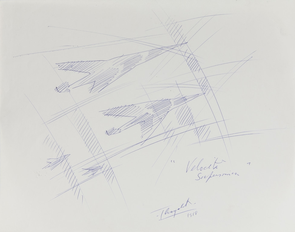 Ernesto Thayaht Michahelles | Velocità supersonica (1958) | MutualArt