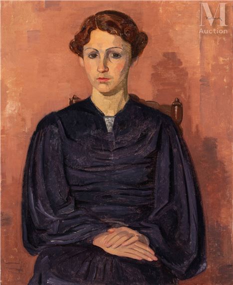 Arthur Kolnik | Portrait de Lilly Steiner (Circa 1930) | MutualArt