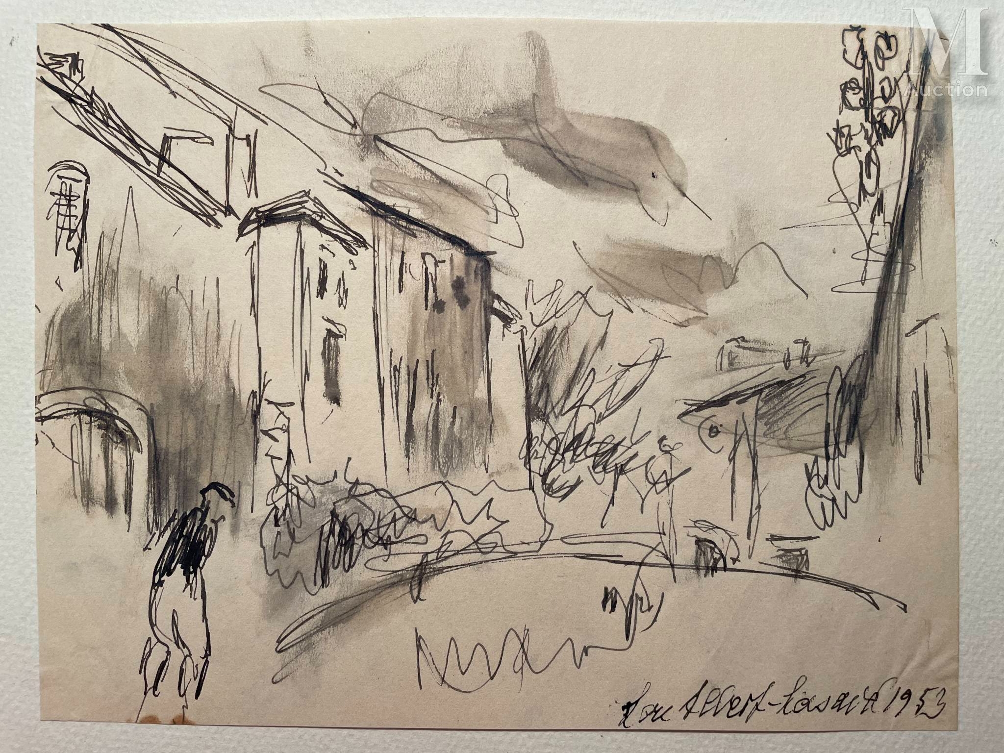 Lou Albert-Lasard | Maisons (1953) | MutualArt