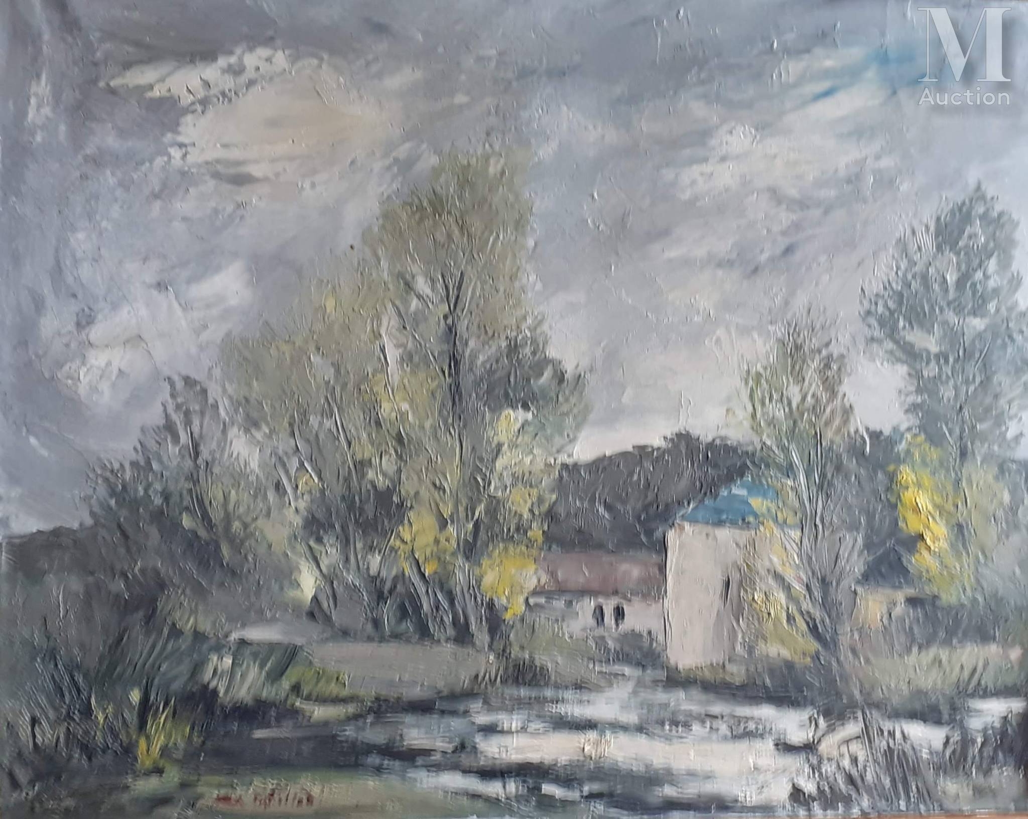 Anders Osterlind | Paysage au torrent | MutualArt