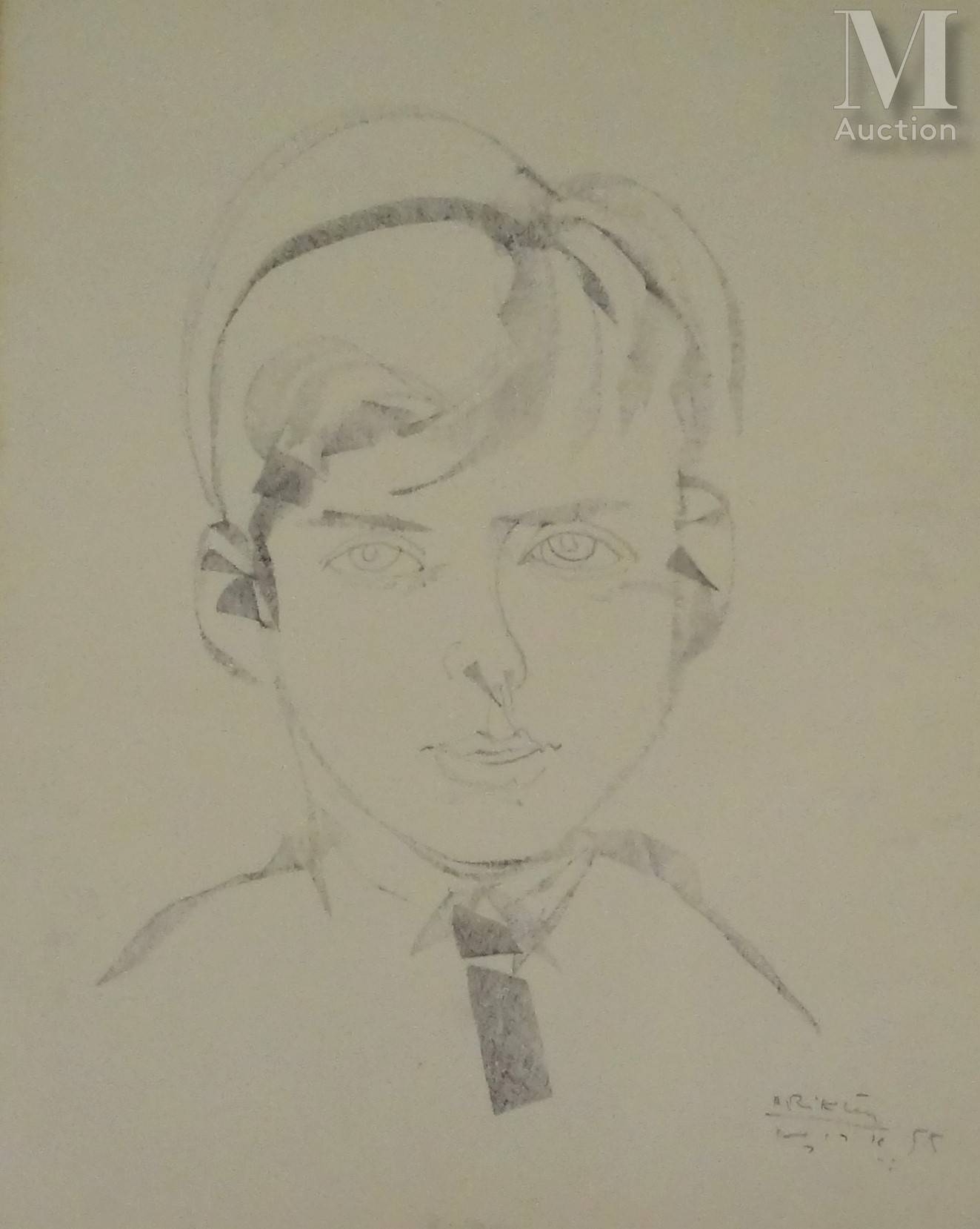 Avigdor Arikha | Etude pour un portrait de David de Rothschild | MutualArt