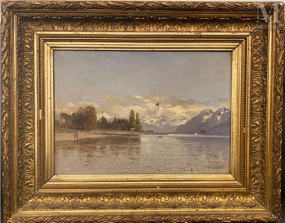 Johann Joseph Geisser | Paysage de lac et montagne | MutualArt