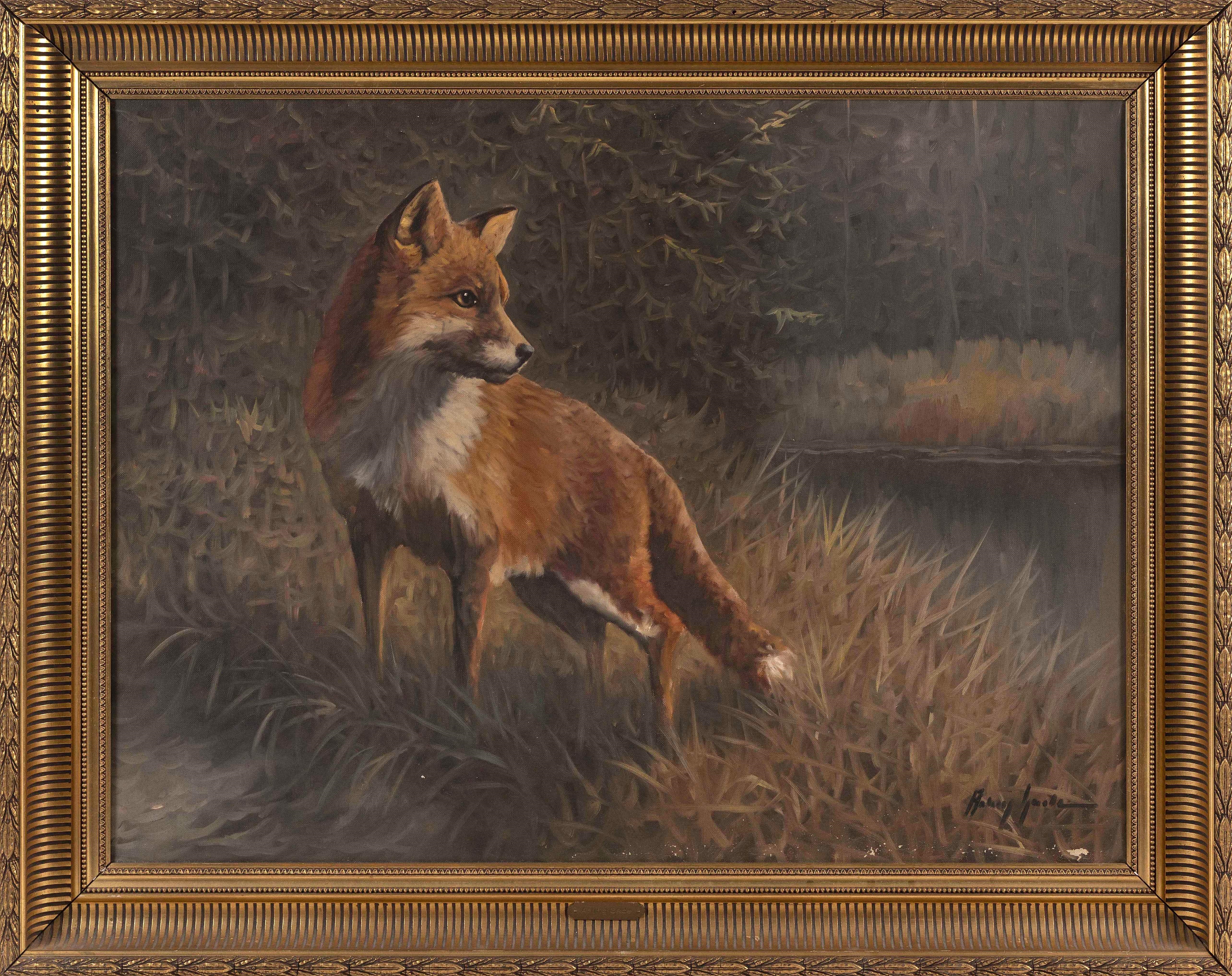 Arling Gade | Fox by a lake. | MutualArt