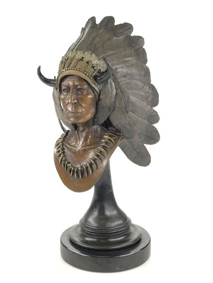 Peter Apsit | Native American Chief | MutualArt