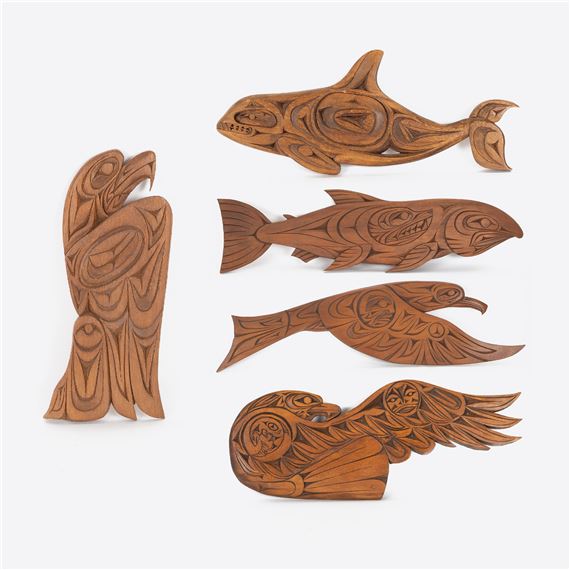 Christopher Sparrow | A COLLECTION OF FIVE CARVINGS | MutualArt