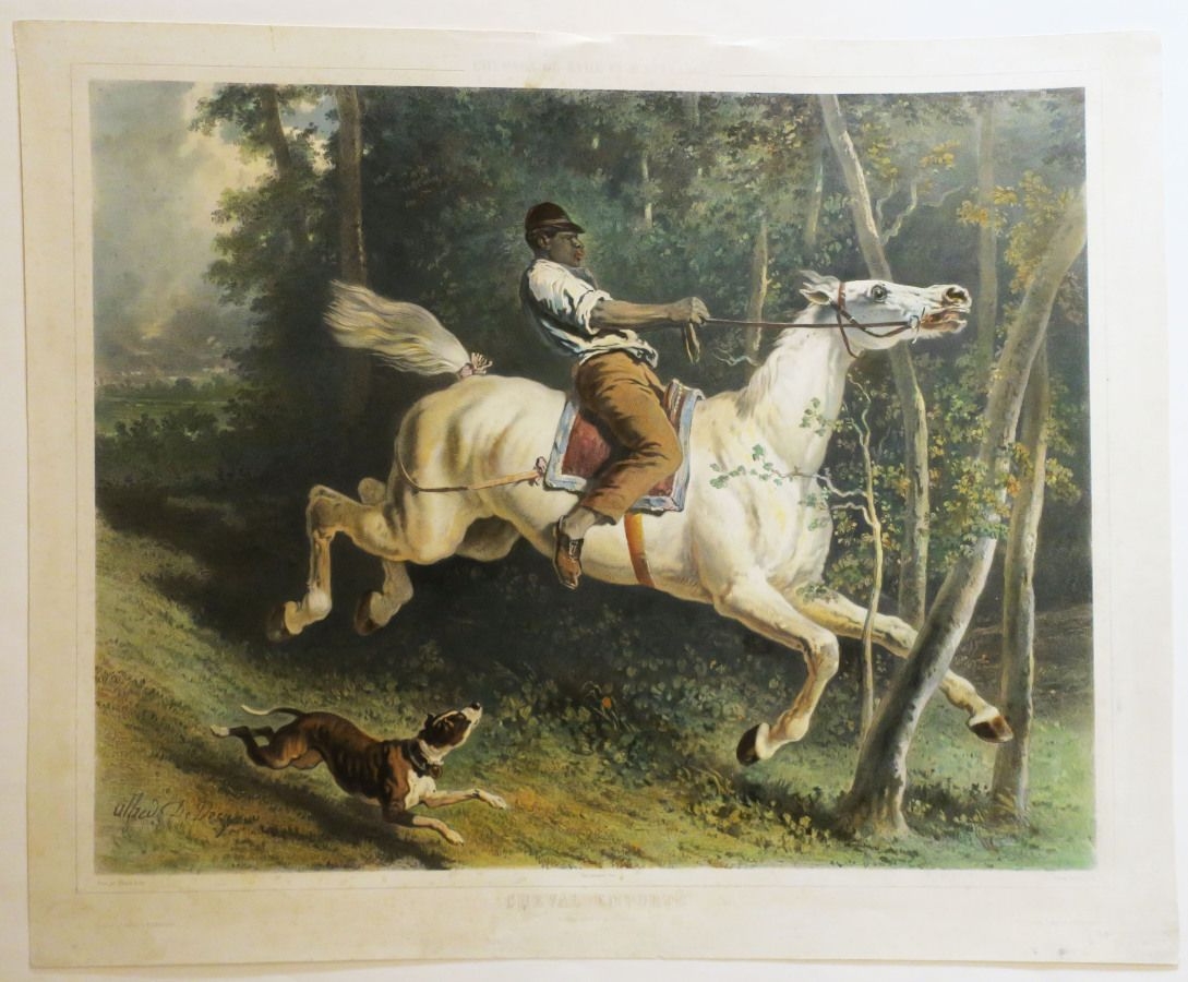Alfred de Dreux | Cheval emporté (1860) | MutualArt