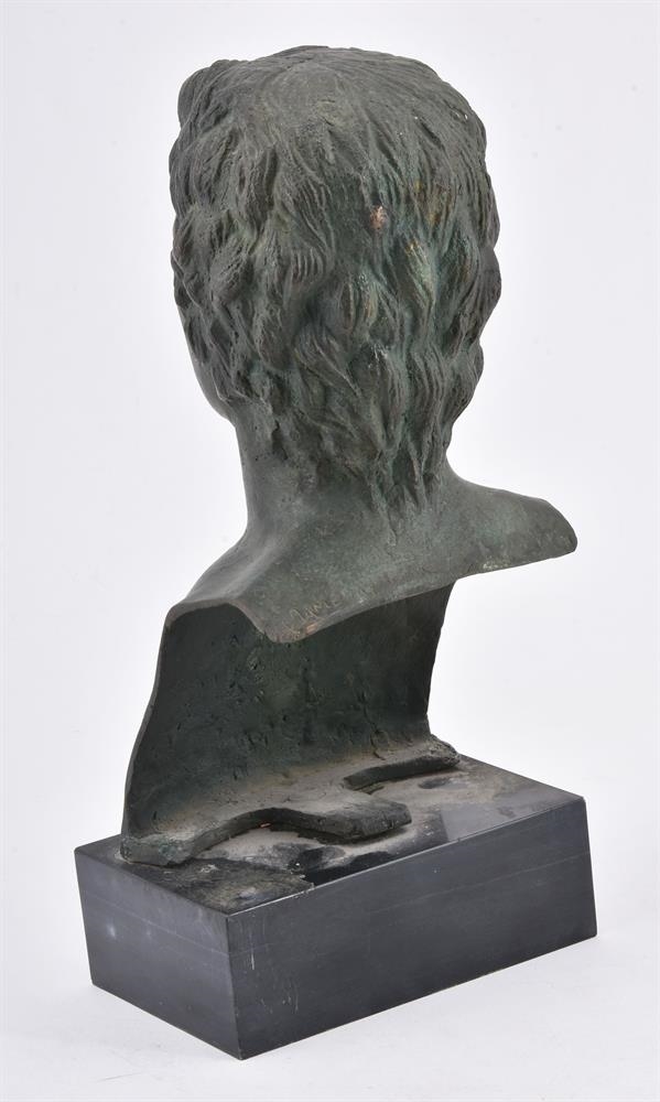 Lysippos of Sikyon | A bronze bust of a classical male figure, probably ...