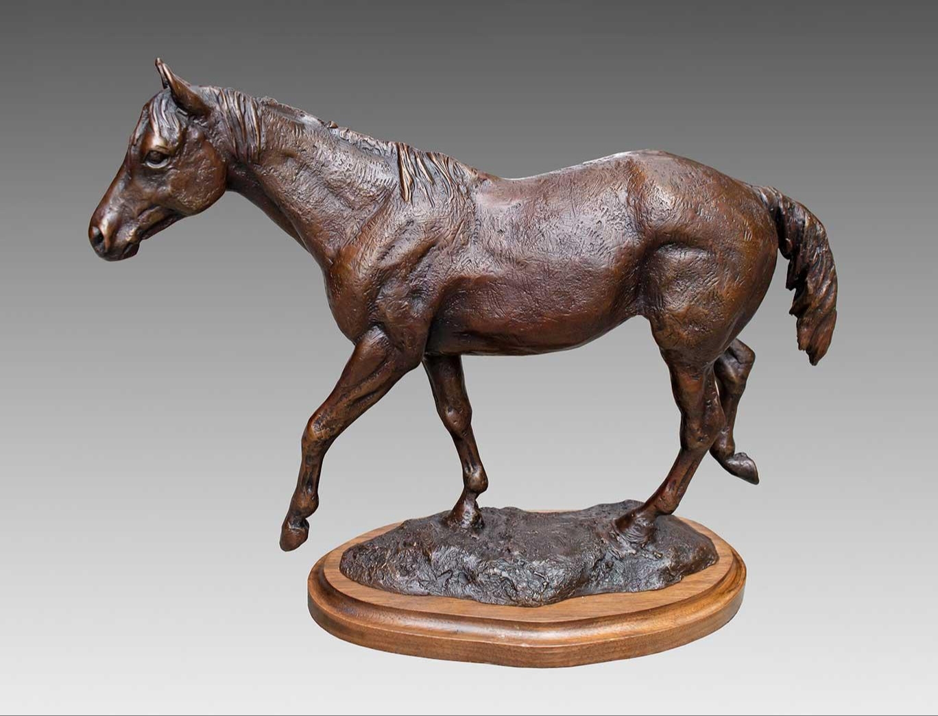 Cynthia Rigden | Striding Horse | MutualArt