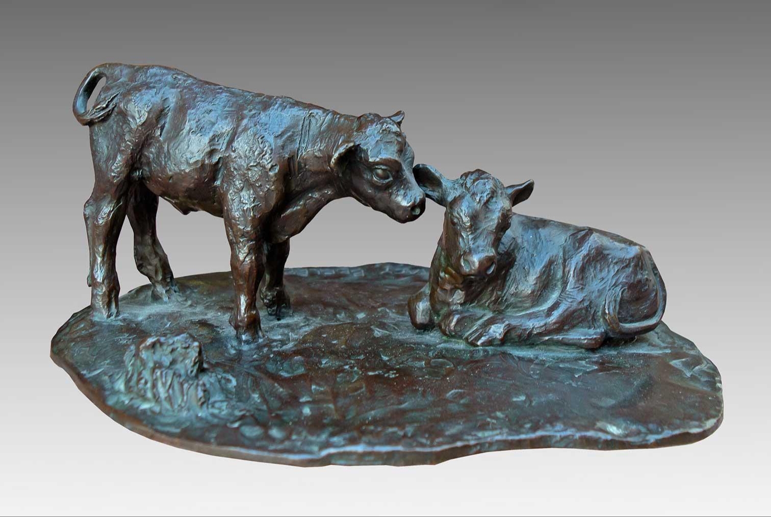Tracy B. Brinkman | Two Cows | MutualArt