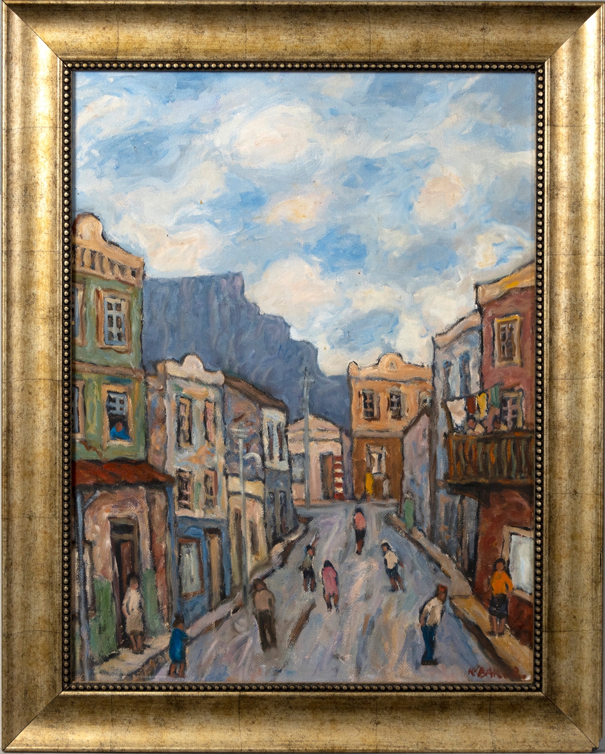 Kenneth Baker | District Six street scene | MutualArt