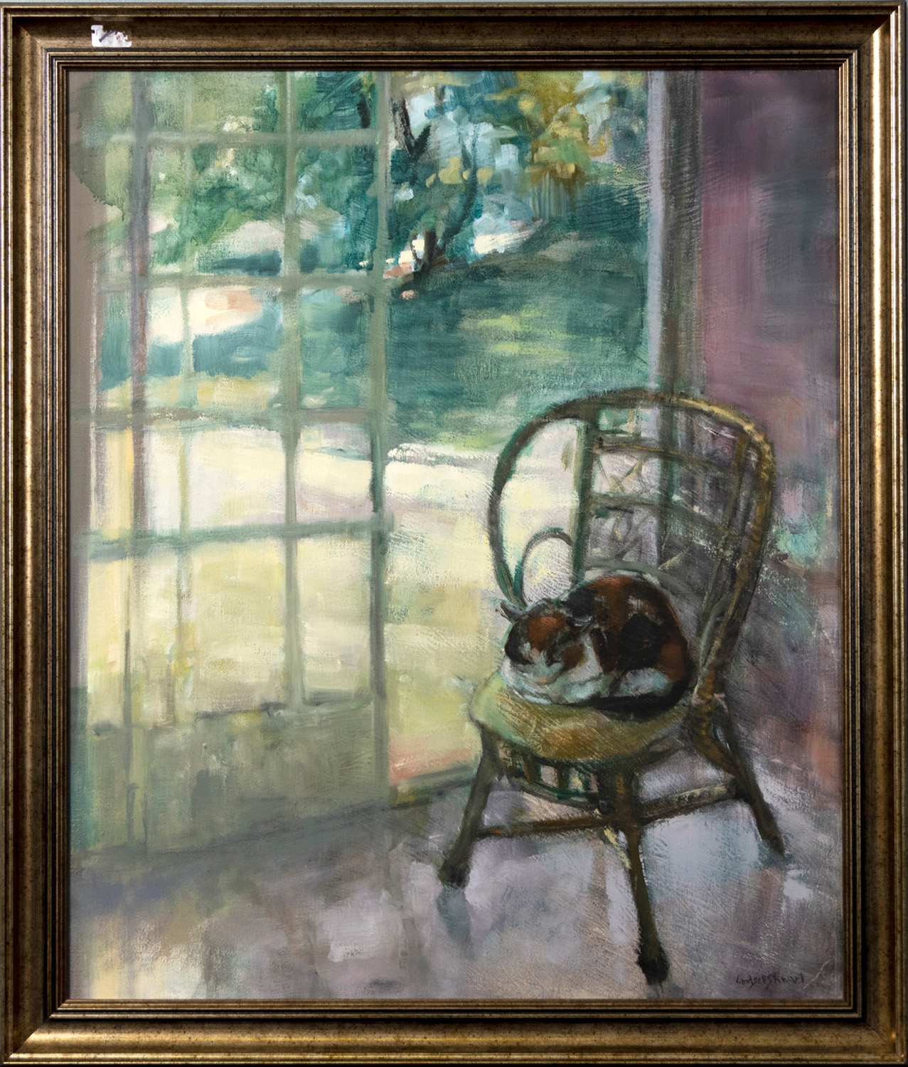 Ann Lindsell-Stewart | still life of chair | MutualArt