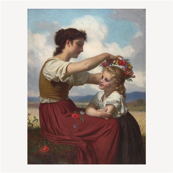Hughes Merle | Couronne de Fleurs des Champs (1880) | MutualArt