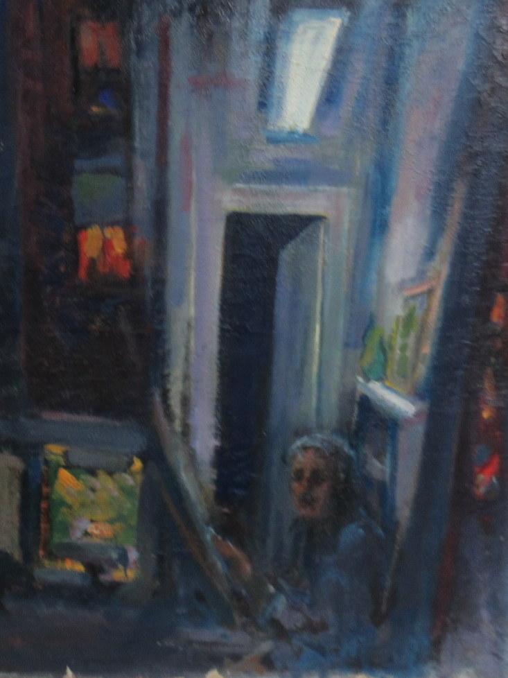 Aaron Berkman | Reflection On My Window- Self Portrait (1968) | MutualArt