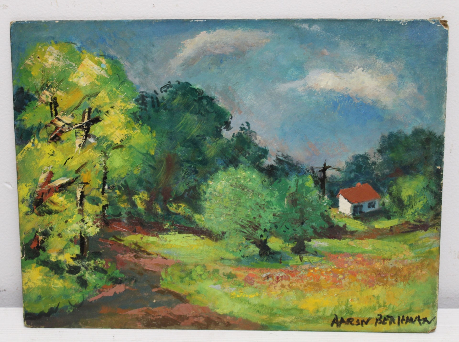 Aaron Berkman | Landscape (Circa 1940) | MutualArt