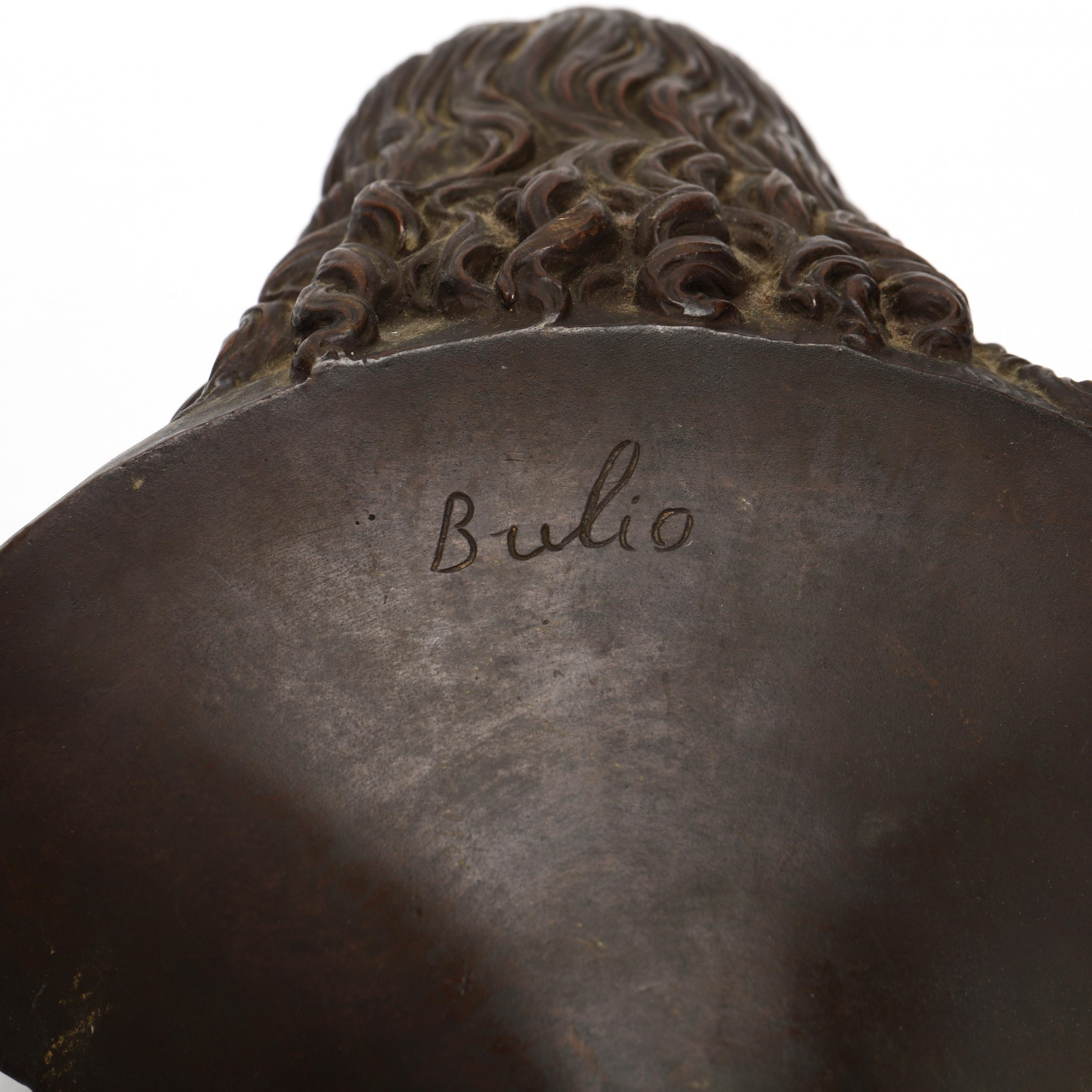 Jean Bulio | A Pair of Bronze Bust Sculptures | MutualArt