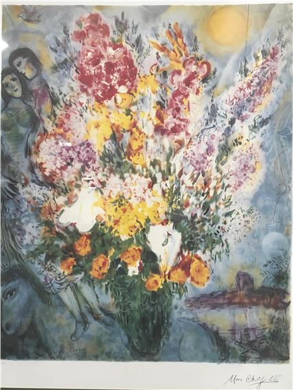 Marc Chagall | Original Bouquet | MutualArt