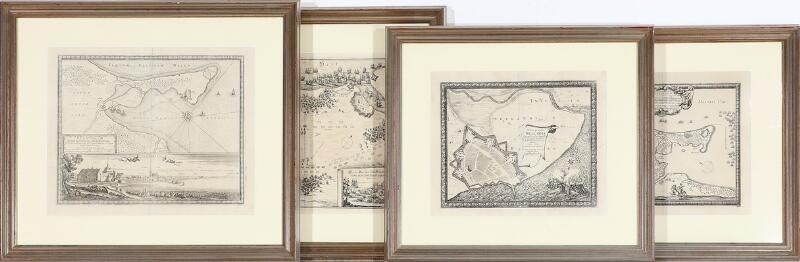 Erik Dahlbergh | Two maps of Nyborg (1659) | MutualArt