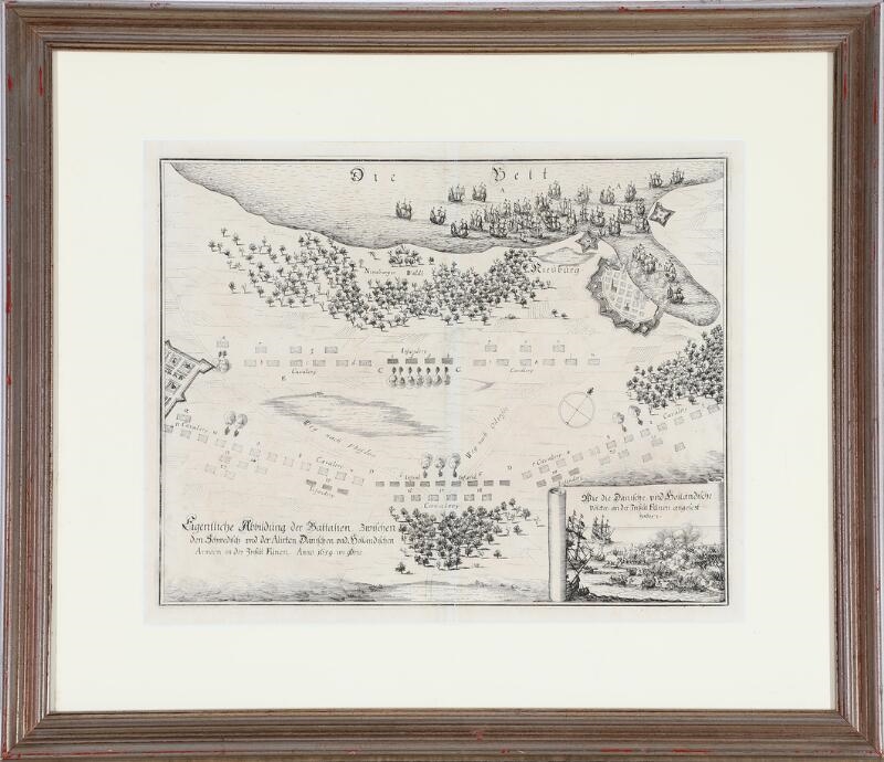 Erik Dahlbergh | Two maps of Nyborg (1659) | MutualArt