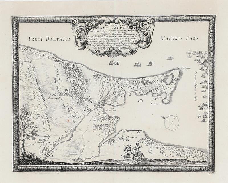 Erik Dahlbergh | Two maps of Nyborg (1659) | MutualArt