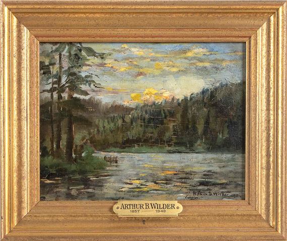 Arthur B. Wilder | Riverscape. (1901) | MutualArt