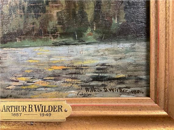 Arthur B. Wilder | Riverscape. (1901) | MutualArt
