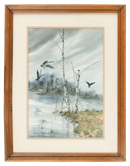 Gary Shepard | Geese in flight. | MutualArt
