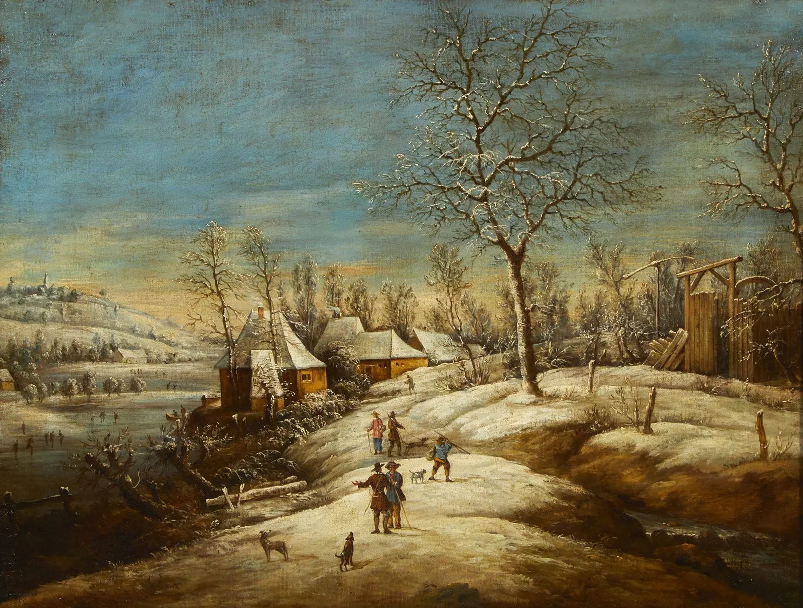 Daniel Van Heil | Chasseurs dans la neige | MutualArt