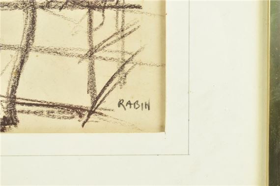 Sam Rabin | study of a seated figure | MutualArt
