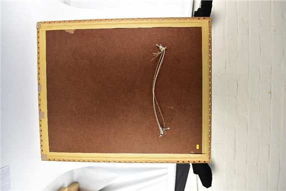 David Woodlock | street scene with female figure carrying a basket of ...