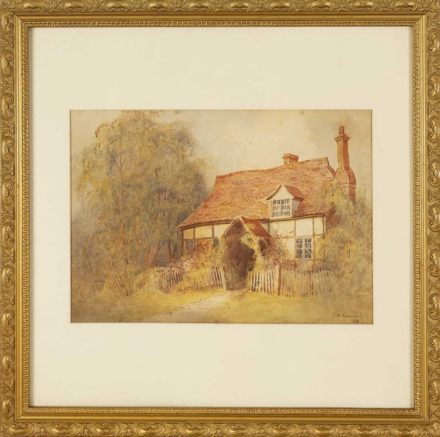 T.B. Fowler | A country cottage (1939) | MutualArt