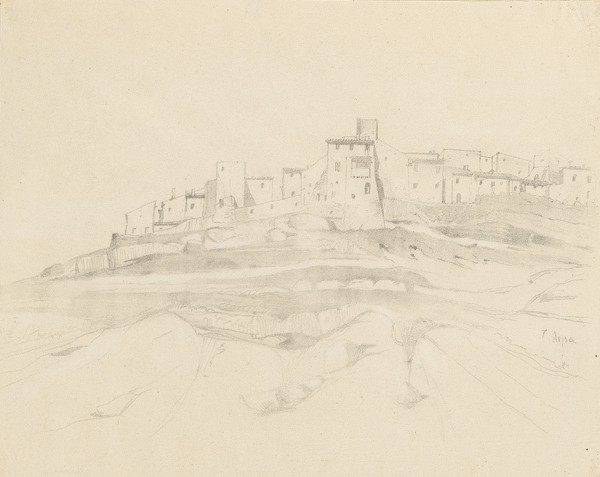 José Arpa y Perea | Vista de un pueblo italiano | MutualArt