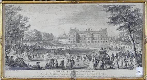J. Rigaud | Les Promenades de Luxembourg (1729) | MutualArt